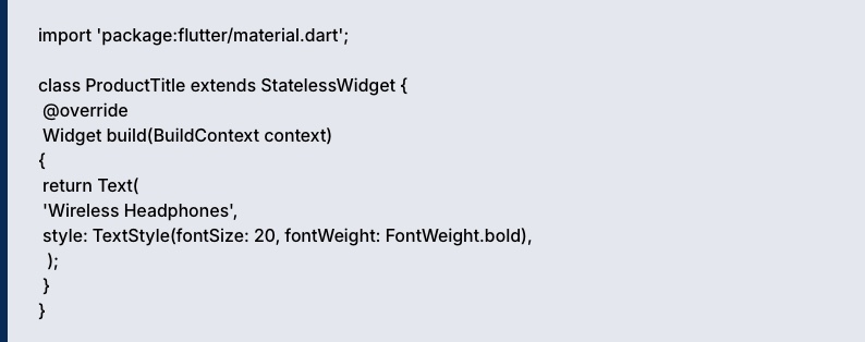 Flutter Widgets 101: Basics, Types, and Why They Matter
